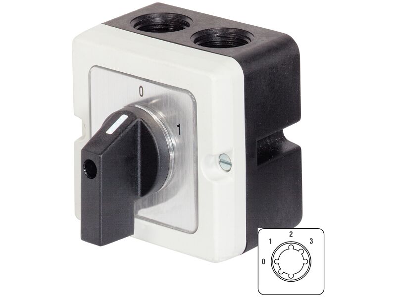 M10 P ST032+G2, Multi step switch 20A with enclosure 2-pole, with OFF ...