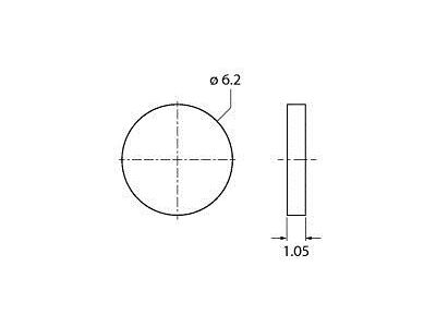TW-R9.5-B128 100 PCS, HF Tag, BL ident - Tipteh